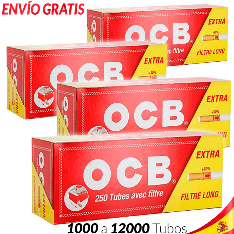 Original OCB long filter empty tubes for filling 1000 to 12000 tobacco ...