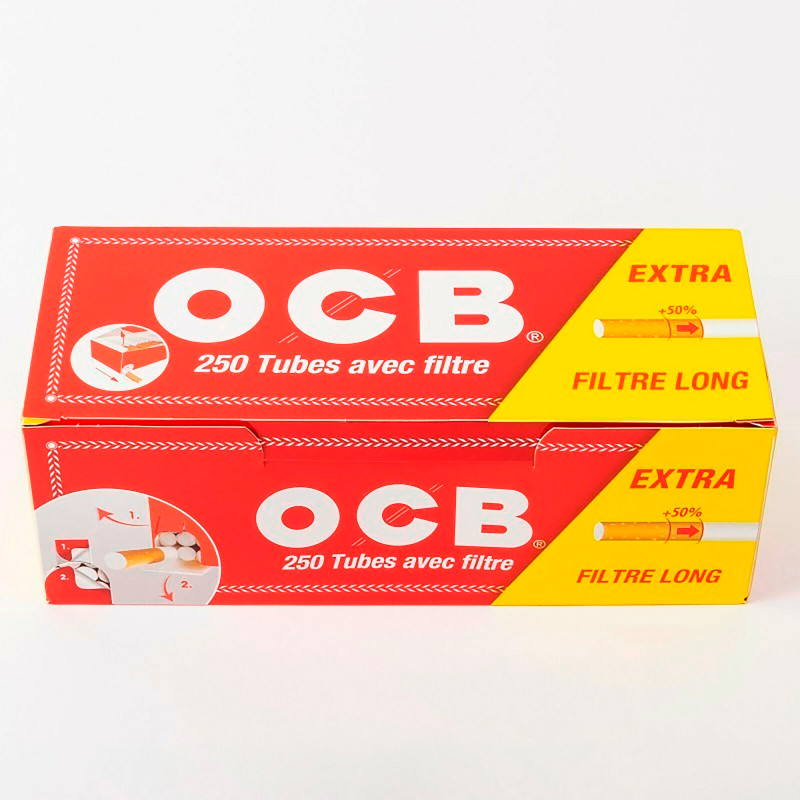 Original OCB long filter empty tubes for filling 1000 to 12000 tobacco ...