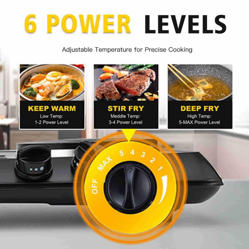 220V 1500W 1000W Household Electric Stove Embedded High-power Frying ...