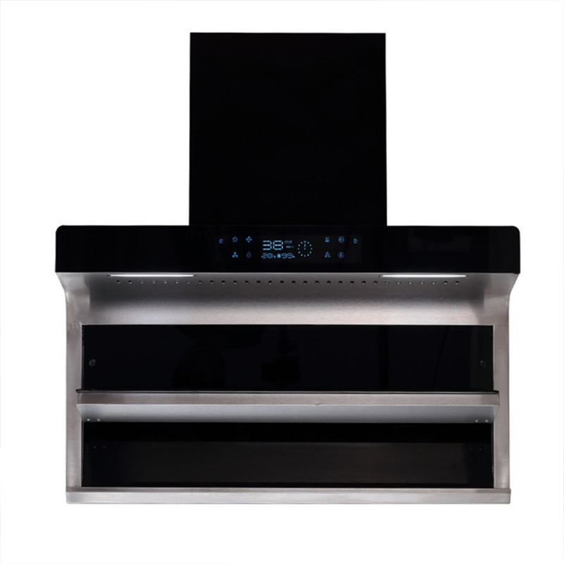 220V Home Range Hood Stainless Steel High Suction Automatic Wash Top ...