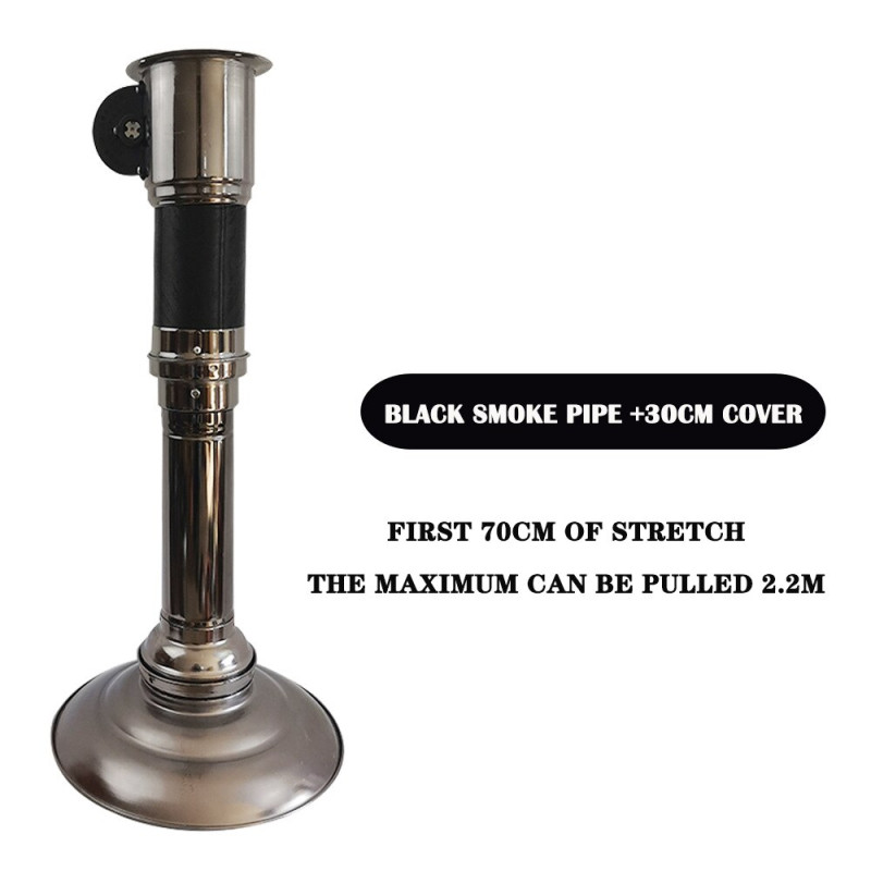 Barbecue telescopic smoke exhaust pipe, ventilation pipe, barbecue ...