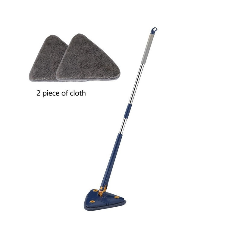 360° Rotatable Squeeze Mop Strong Water Absorption Extendable Triangle ...