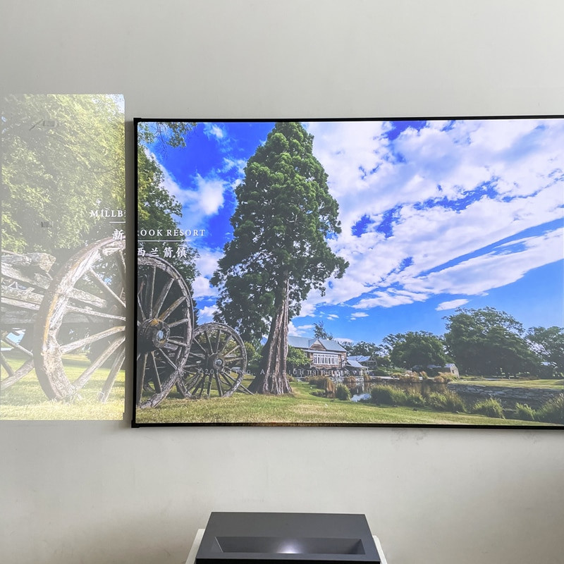 150 Inch Max Newest ALR T Prism UST Projector Screen Ambient Light ...