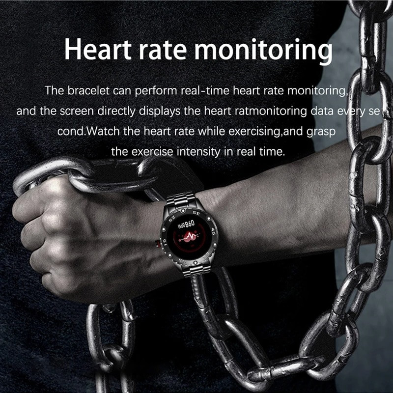 Luxury Full Circle Touch Screen Mens Smart Watches IP68 Sports Fitness ...