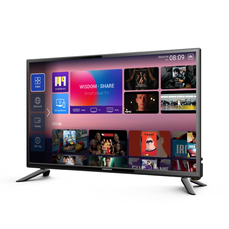43" Inch Smart TV 1920*1080 FHD Wifi Android 9.0 Google Television ...