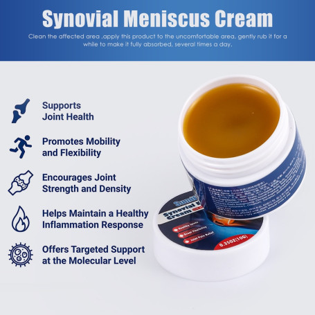 1/2/3Pcs Knee Pain Relief Cream Treat Synovitis Synovial Meniscus Care ...