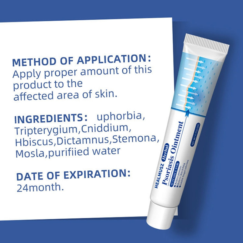 5/10PCS Psoriasis Cream Eczema Ointment Hand Tinea Psoriasis Treatment ...