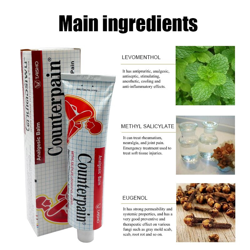 120g 6pcs Joints Pain Ointment Effective Relieve Muscle Pains Bruises ...