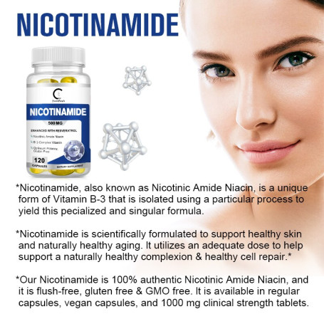 Greenpeople Nicotinamide Capsule Vitamin B3 Supplement Eliminates ...