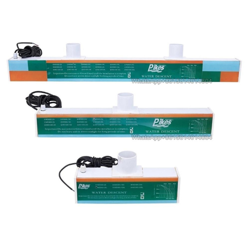 Waterfalls fountain sheer descent with led for swimming pool outdoor ...