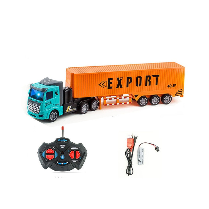 Electric Heavy Transport Dump Truck Remote Control Traffic Car Model Toy