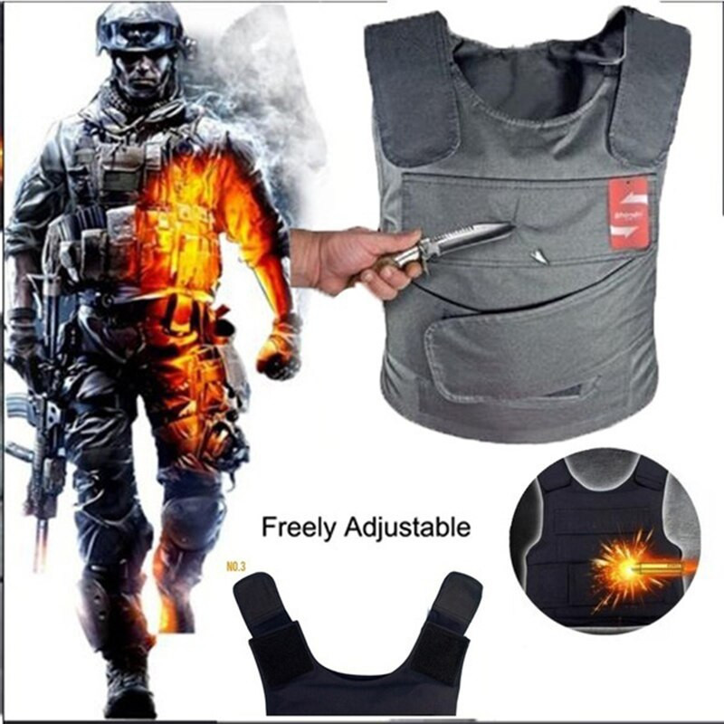 Military Nylon Tactical Vest Combat Hard Self-Defense Bullet-proof ...