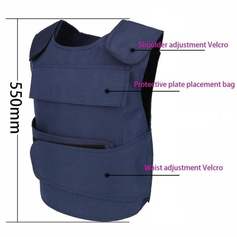 Military Nylon Tactical Vest Combat Hard Self-Defense Bullet-proof ...