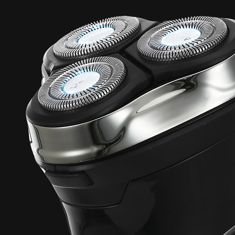 Men's Smart Electric Shaver Fast Charging Blue Red Black Razor Beard ...