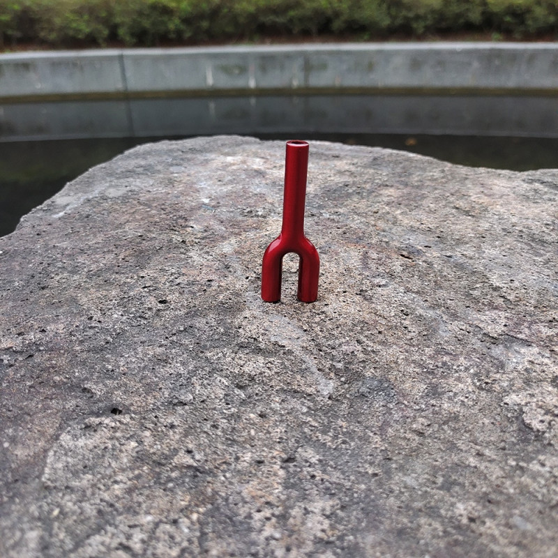 Metal Snuff Dispenser Double Tubes Portable Sniffer Tool Mini Nasal ...