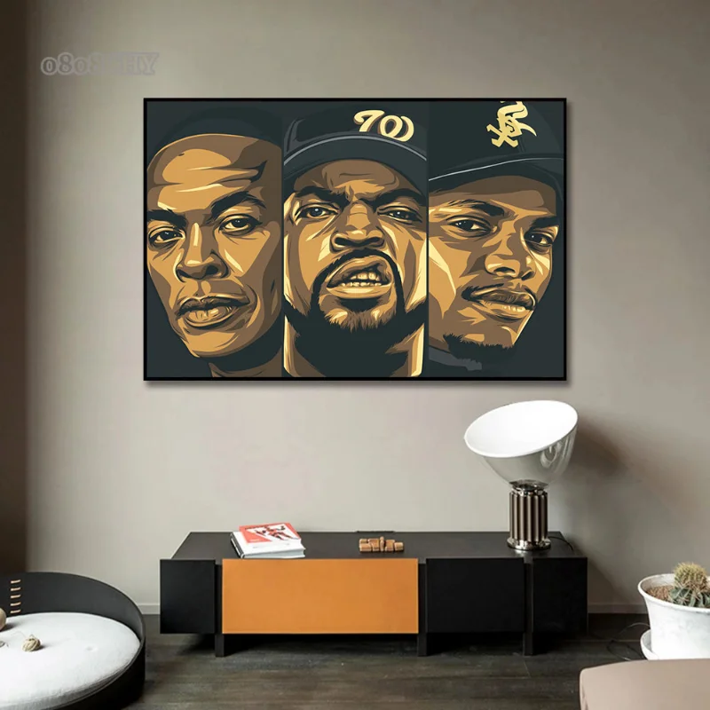 West Coast Rappers Canvas Print Pictures Notorious BIG Biggie 2PAC ...