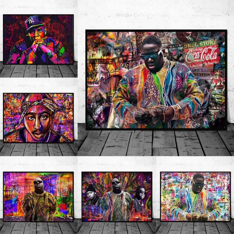 Biggie Tupac Hip Hop Singer Rapper Notorious Big Cash By Memento ...